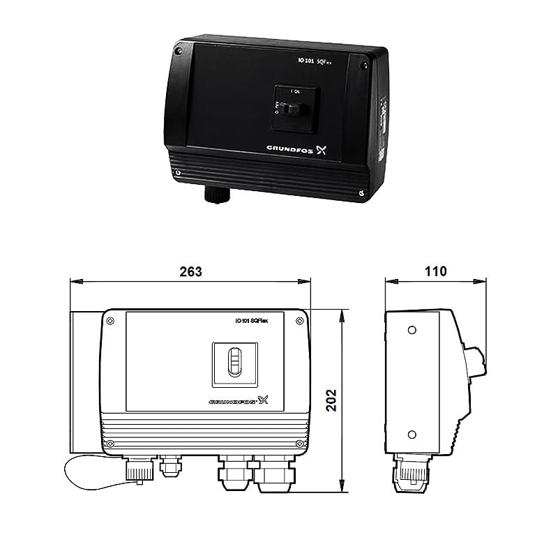 Grundfos IO 101 SQ Flex Switch Box | Dowdens Pumping & Water Treatment